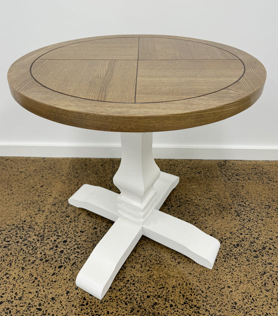 Pre-order: Brighton Lamp Table Round Side Table | Buffet and Hutch