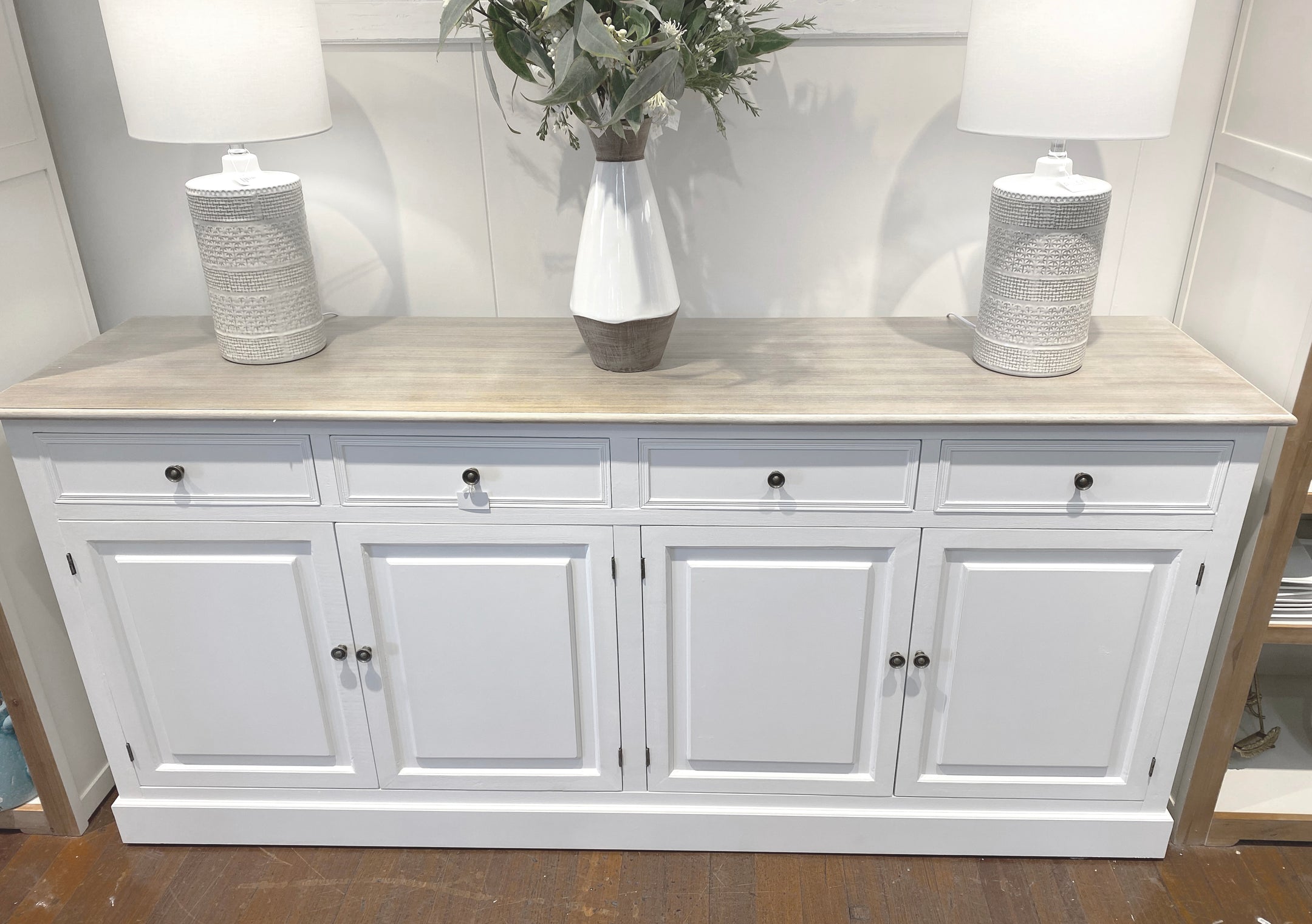 Fontaine Buffet Hamptons Style 200cm | Buffet and Hutch